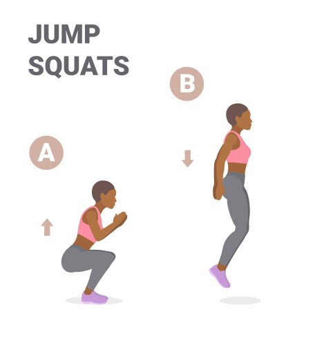 Squat Jump Vector Images (over 650)