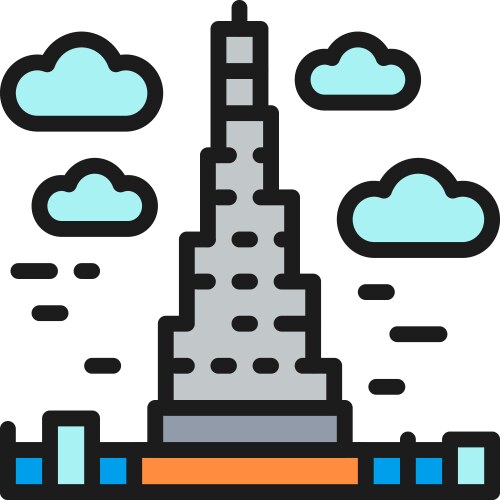 Burj Khalifa Logo Vector Images (53)