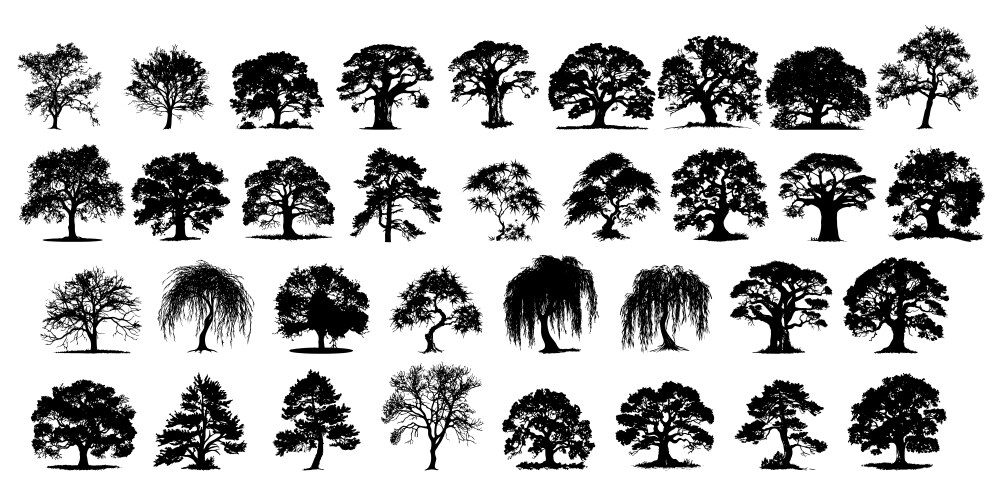 Tree Line Silhouette Vector Images (over 63,000)