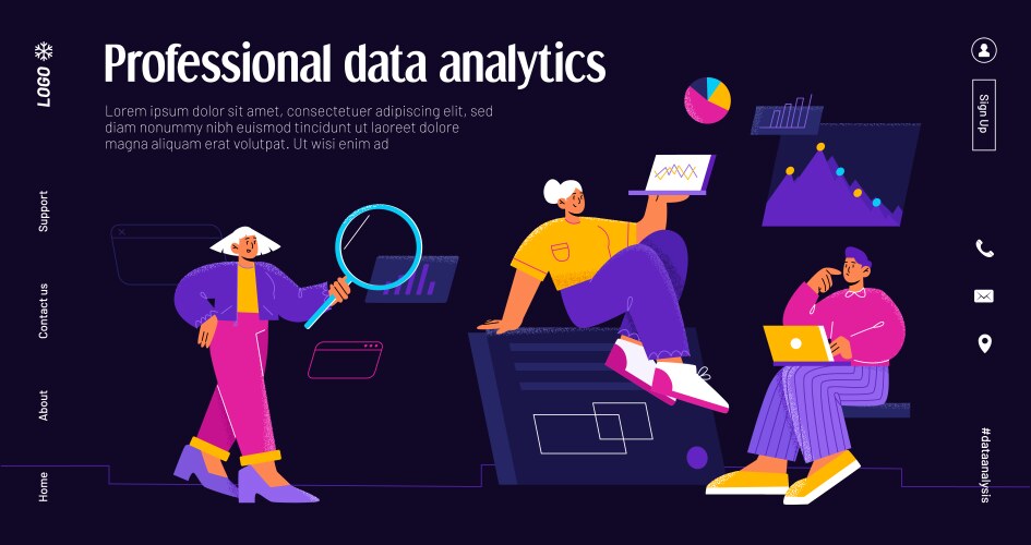 Data Analytics Background Vector Images (over 29,000)