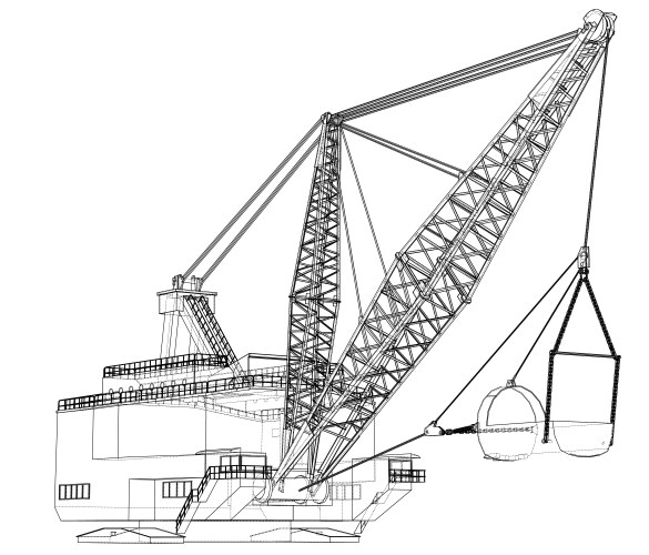 Dragline Vector Images (over 300)