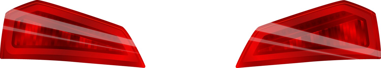 Realistic car headlamp Royalty Free Vector Image