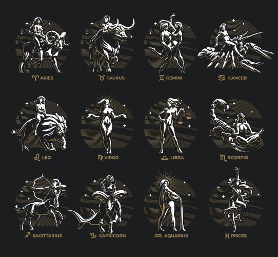 Zodiac Signs Vector Images (over 100,000)