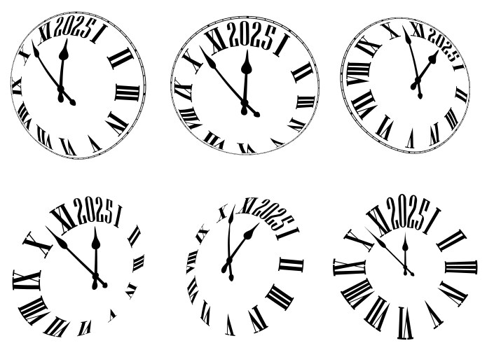 2025 Clock Vector Images (over 310)