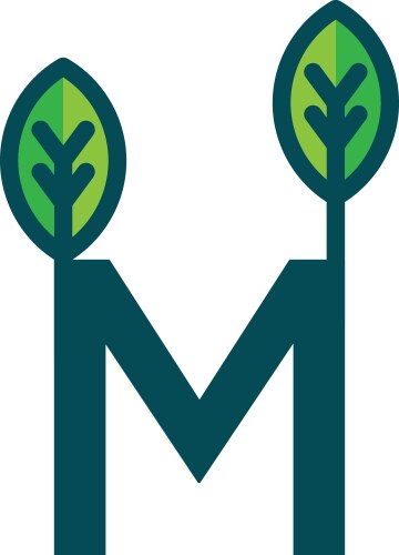 Leaf Logo M Vector Images (over 3,400)
