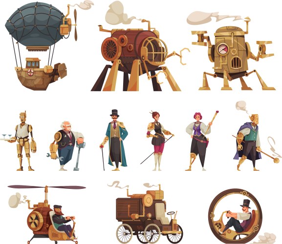 Steampunk Vector Images (over 8,400)