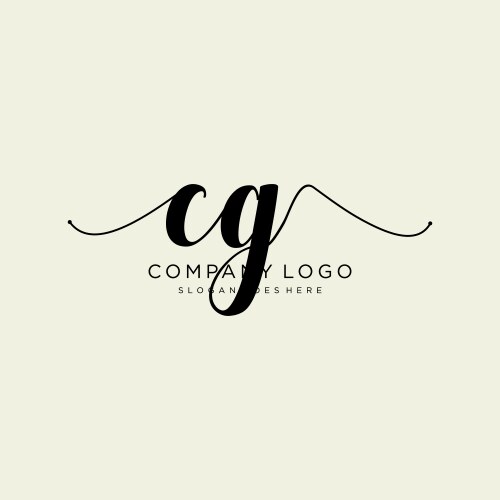Cg Monogram Logo Vector Images (over 2,300)