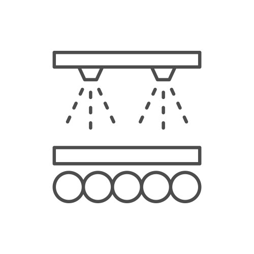 Steel production icon Royalty Free Vector Image