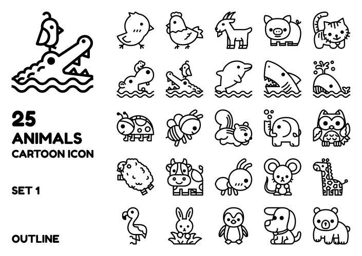 Animal Outlines Vector Images (over 320,000)