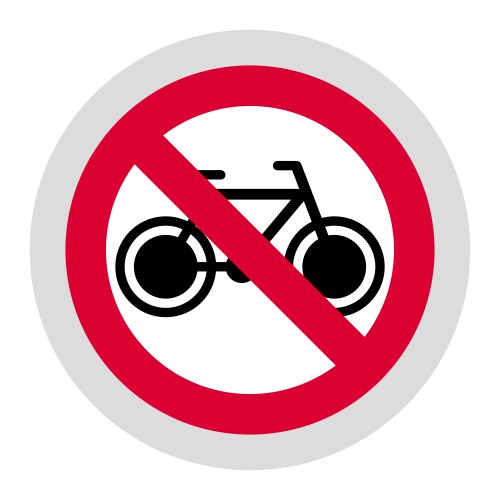 No beer prohibited sign forbidden modern sticker Vector Image