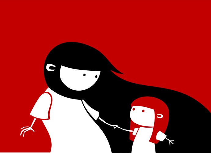 Family with Two Girls Vector Images (over 11,000)