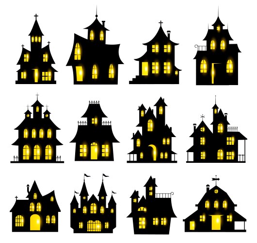 Haunted House Vector Images (over 12,000)