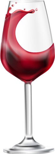 Red wine splash collection Royalty Free Vector Image