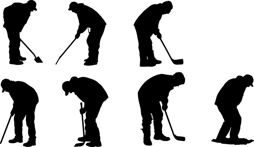 Soil Sample Collection Silhouette Set – Royalty-Free Vector | VectorStock