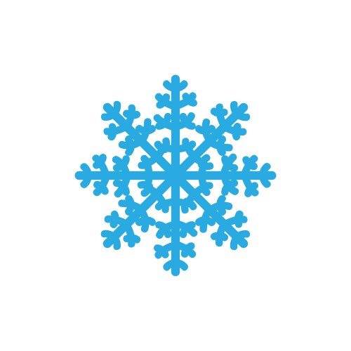 3d snowflake Royalty Free Vector Image - VectorStock