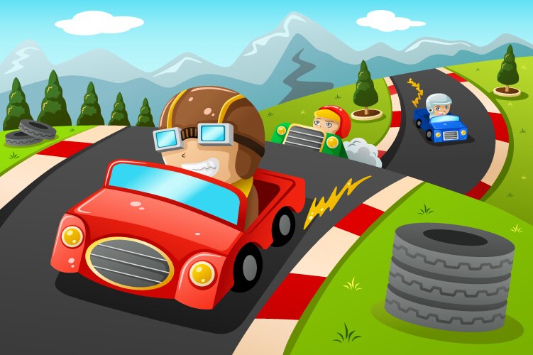 Cartoon People Driving in Car Vector Images (over 6,400)