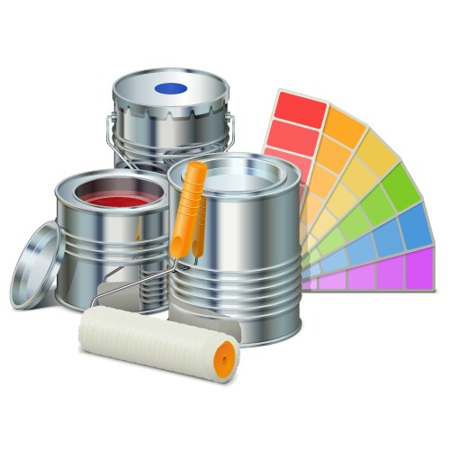 Paint concept Royalty Free Vector Image - VectorStock