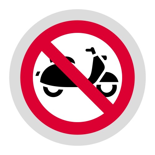 No beer prohibited sign forbidden modern sticker Vector Image