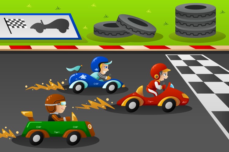 Black and White Racing Cars Clipart Vector Images (over 1,400)