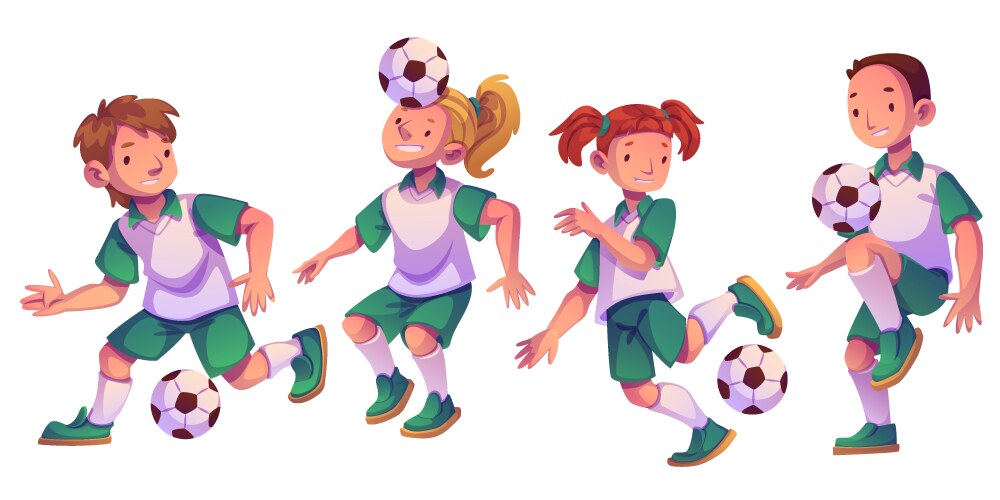 Kids Playing Sport Clipart Vector Images (over 2,600)