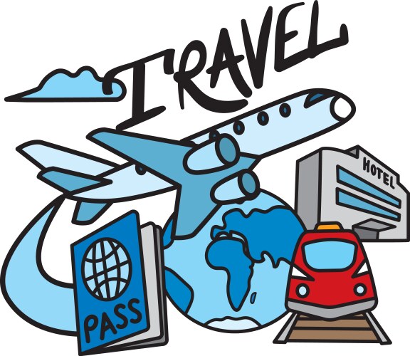 Travel service Royalty Free Vector Image - VectorStock