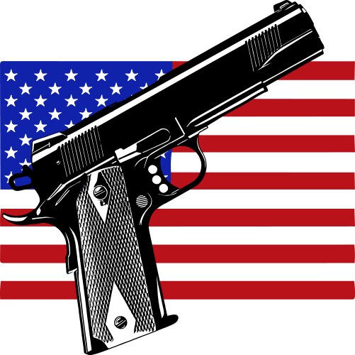 American Flag Gun Vector Images (over 3,000)