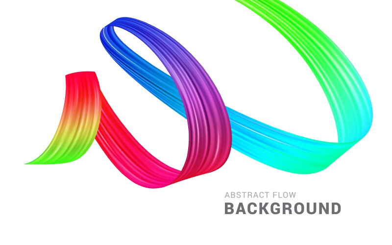 Modern colorful flow abstract background Vector Image