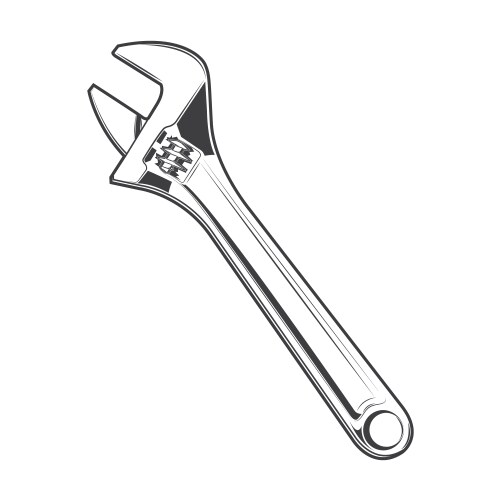 Wrench Royalty Free Vector Image - VectorStock