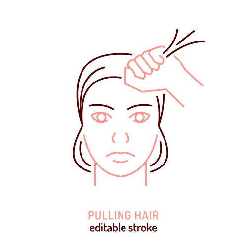 Hair Pulling Behavior Vector Images (26)