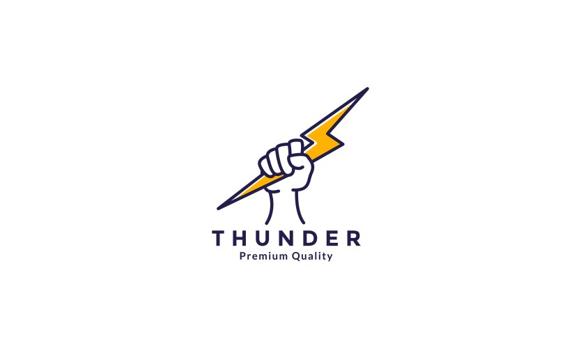 Hand Thunder Vector Images (over 4,000)