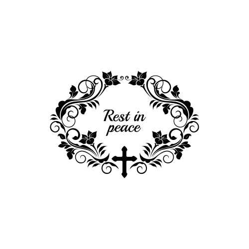 Funeral border Vector Images & Graphics for Commercial Use | VectorStock