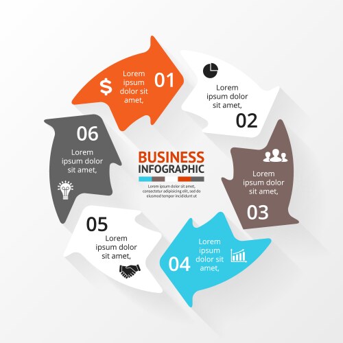 Circle with Six Arrows Vector Images (over 4,000)