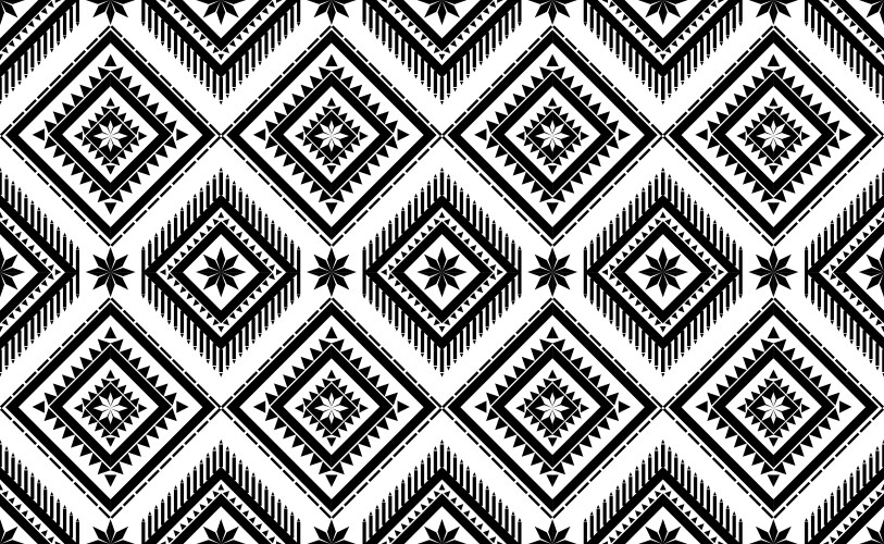 Ethnic geometric seamless pattern native Vector Image