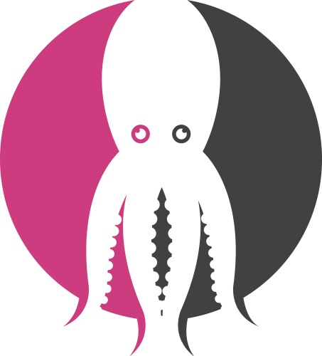 Octopus logo Royalty Free Vector Image - VectorStock