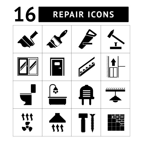 House icons Royalty Free Vector Image - VectorStock