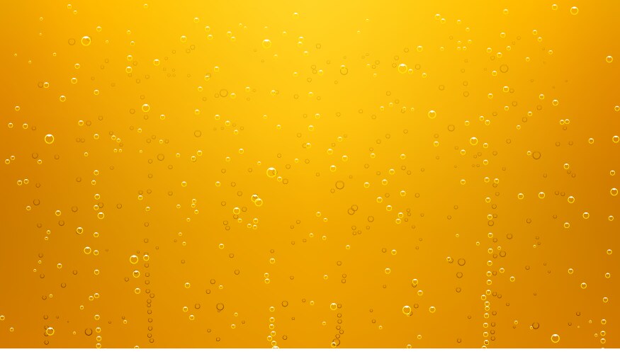 Fizz air bubbles on transparent background Vector Image