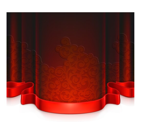 Red invitation background Royalty Free Vector Image
