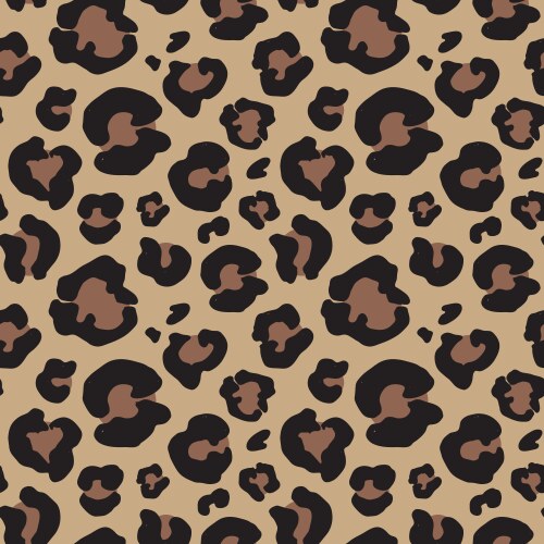 Animal skin hand drawn texture seamless pattern Vector Image