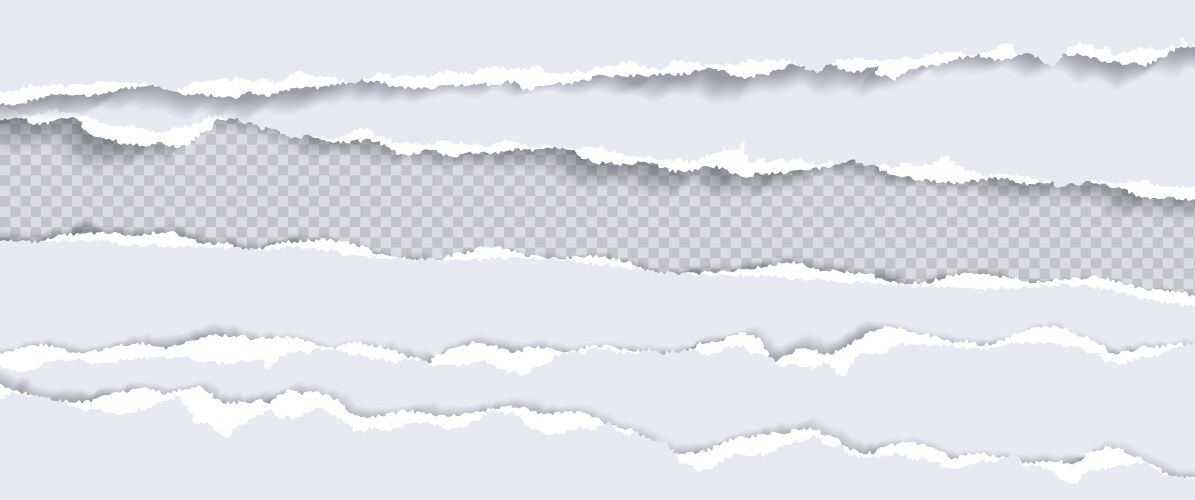 Shadow box paper line page frame divider Vector Image