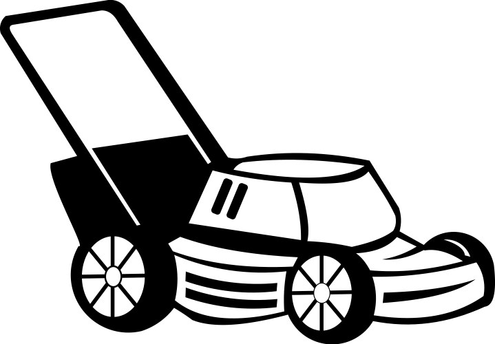 Lawn mower Royalty Free Vector Image - VectorStock