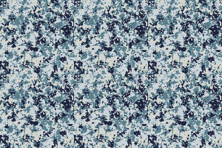 Pixel camouflage for a soldier army uniform Vector Image