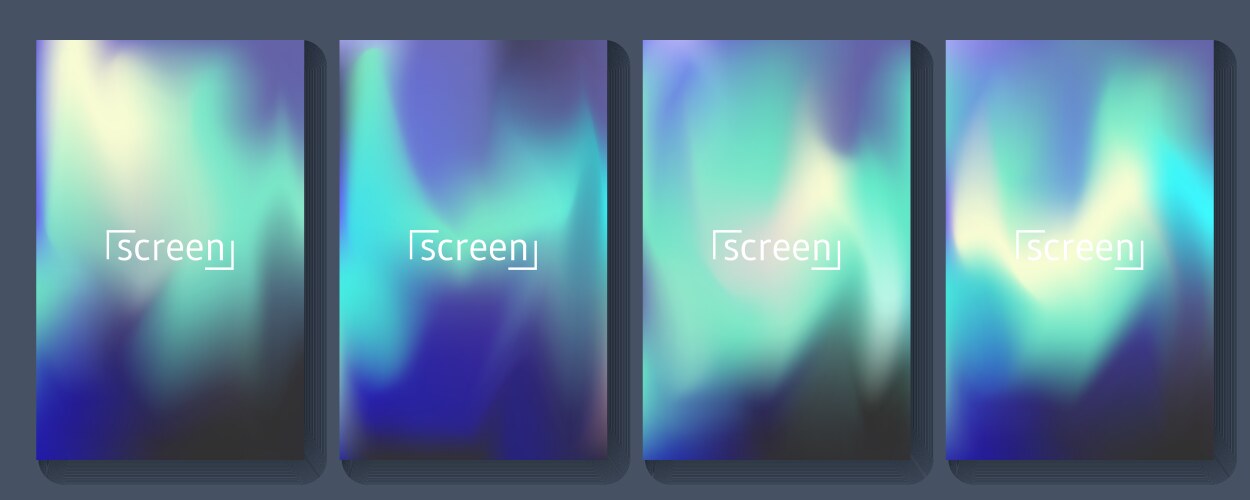 Bright color background with mesh gradient Vector Image