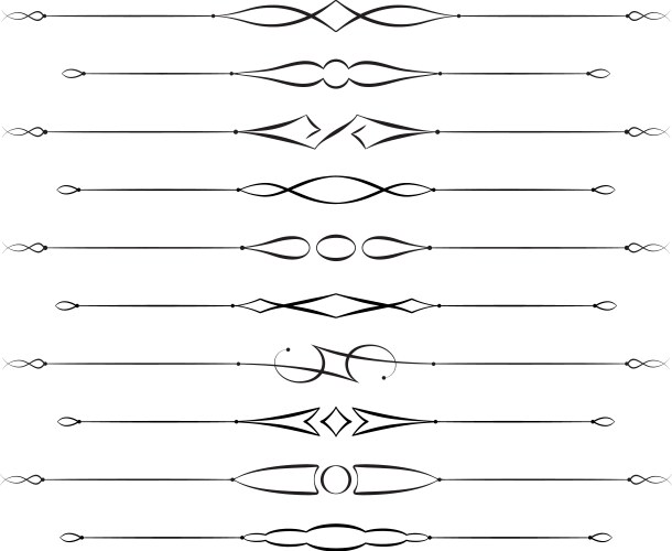 Page rules 1 Royalty Free Vector Image - VectorStock