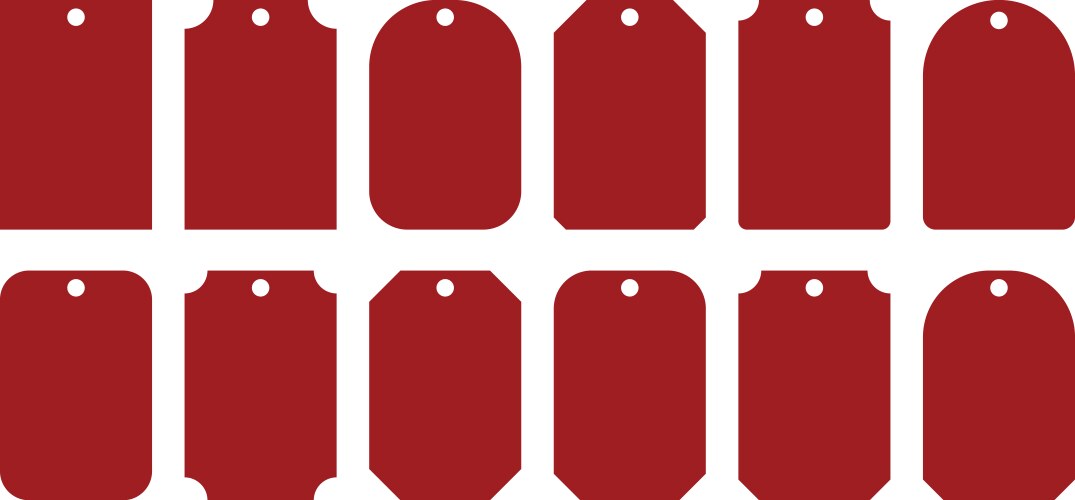Price tag shape Vector Images & Graphics for Commercial Use | VectorStock