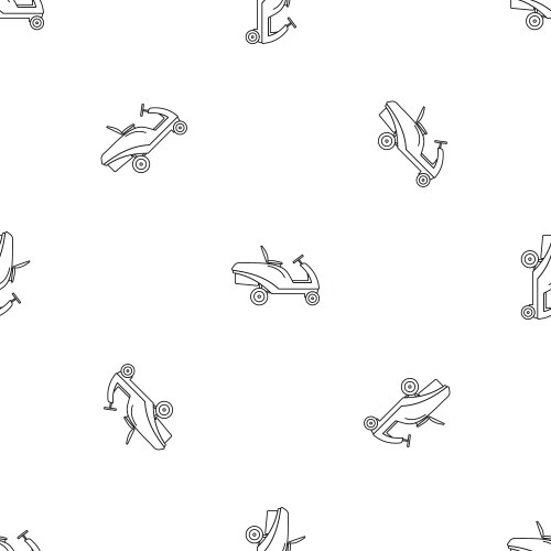 Grass cut truck icon simple style Royalty Free Vector Image