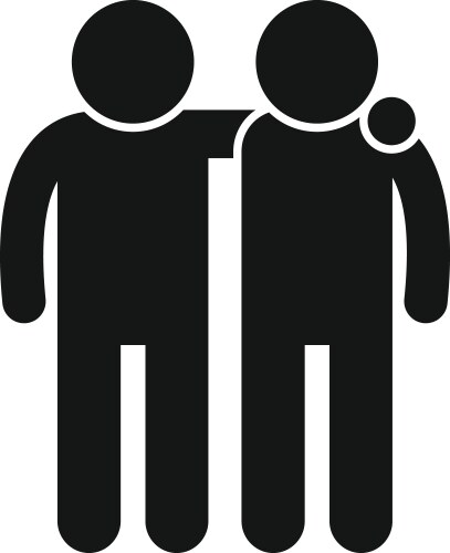 Mentor people icon simple career training Vector Image