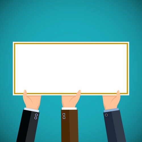 Cartoon Hands Hold Sign Vector Images (over 23,000)