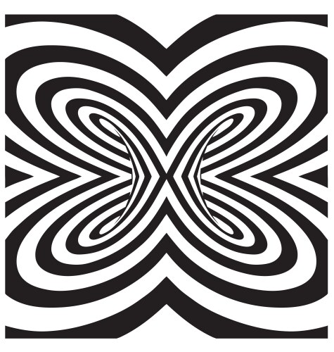 Spirals circular wave elements psychedelic Vector Image