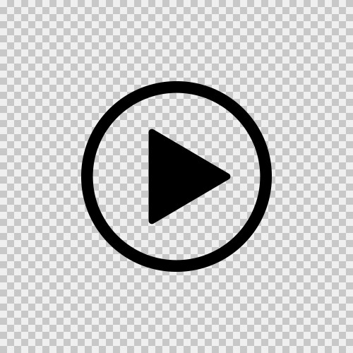 Play on a transparent background Royalty Free Vector Image