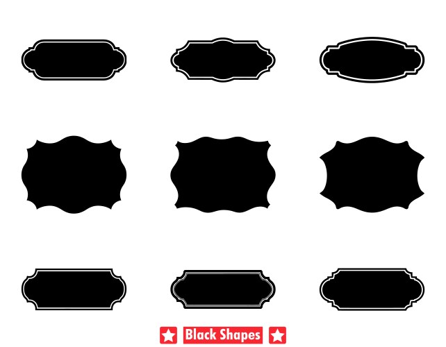 Minimalistic geometry bundle basic shapes for all Vector Image